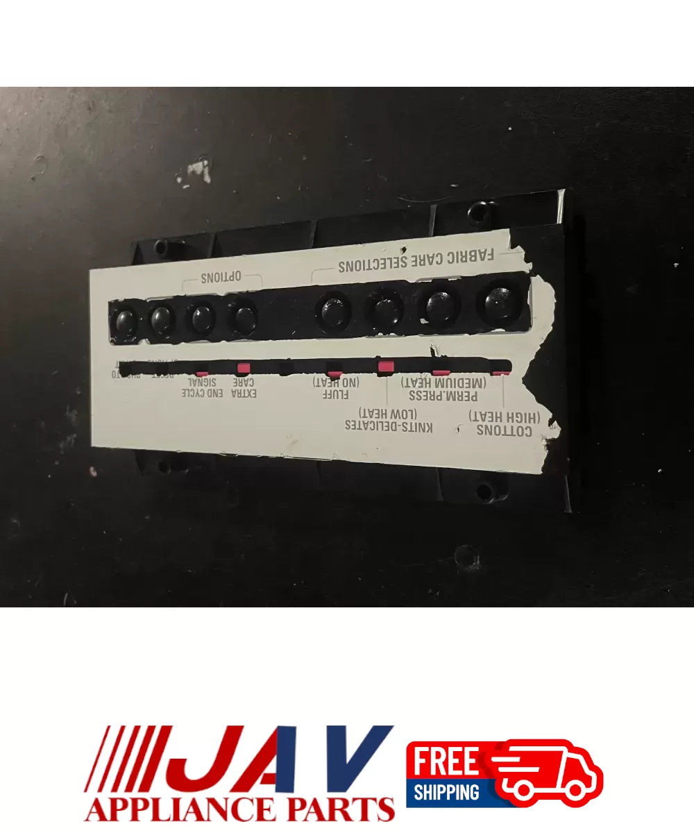 GE 175D2078G001 Dryer Selector Switch Push Button Control PID# 24908 ...